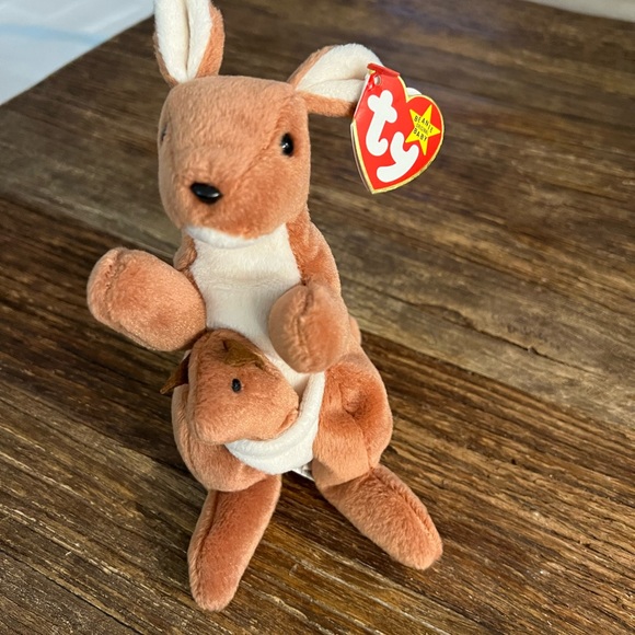 Ty | Other | Ty Beanie Baby Pouch The Kangaroo | Poshmark